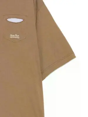 Undercover Panelled T-shirt - Brown