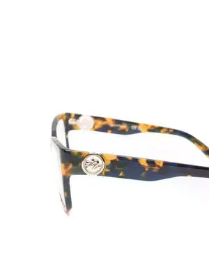 Longchamp Tortoiseshell-effect Cat-eye Glasses