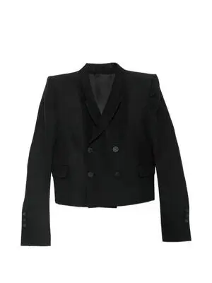 Rick Owens Double-breasted Blazer - Black