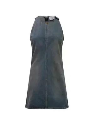 COURREGES Heritage A-line Mini Dress - Blue