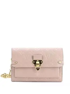 LOUIS VUITTON Vavin Chain Wallet Nm Monogram Empreinte Leather - Neutrals