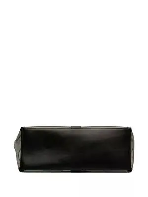 Saint Laurent Maxi Pvc Y Tote Bag - Black