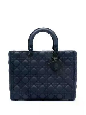 Dior Large Lady Satchel - Blue