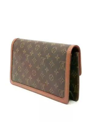 LOUIS VUITTON 1992 Monogram Pochette Dame Gm Clutch Bag