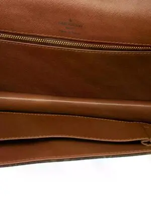 LOUIS VUITTON 1992 Monogram Pochette Dame Gm Clutch Bag
