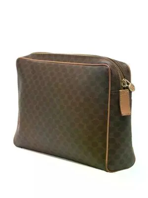 Celine Macadam Coated Canvas Clutch Bag