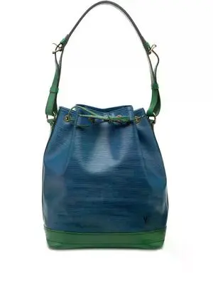 LOUIS VUITTON 1992 Epi Bicolor Noe Gm Bucket Bag - Blue