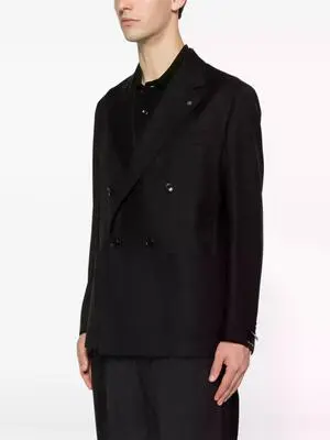 Tagliatore Double-breasted Peaked Lapel Jacket