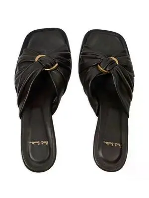 Paul Smith Monivae Knotted Leather Sandals - Black