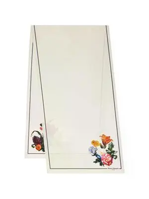 MAISON MARGIELA Floral Scarf - Neutrals