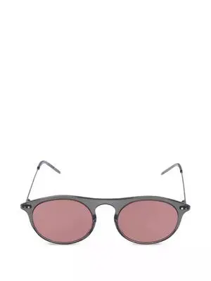 DELIRIOUS Round Frame Sunglasses - Grey