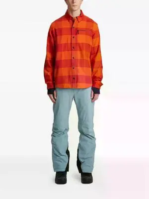 Aztech Mountain Check Zip Ski Shirt