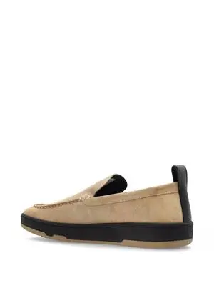 LANVIN Suede Slip-on Loafers