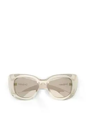 Saint Laurent Howl Square-frame Sunglasses - Neutrals