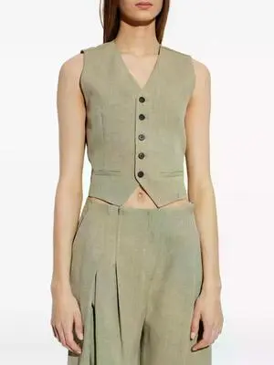 IRO PARIS V-neck Button-up Waistcoat