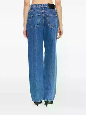 IRO PARIS Distressed Wide-leg Jeans