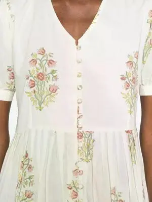 ELLEBLEU Gemma Floral Print Midi Dress