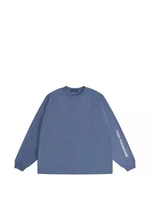Gosha Rubchinskiy Oversized Logo Print T-shirt - Blue