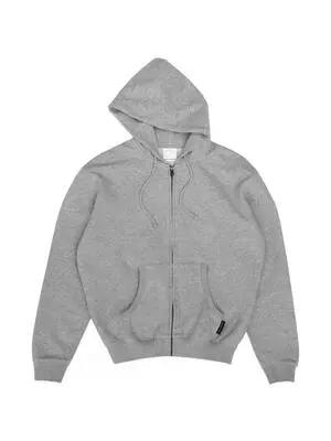 Gosha Rubchinskiy Logo Patch Zip-up Hoodie - Grey