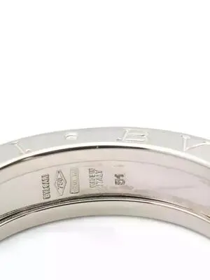 BVLGARI 18k White Gold B.zero1 Band Ring