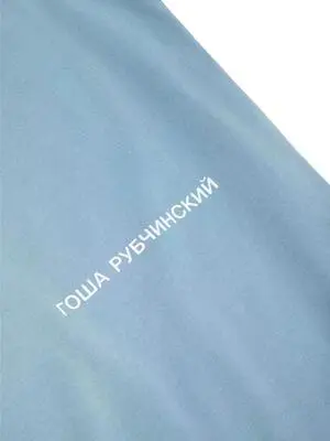Gosha Rubchinskiy Logo Print T-shirt - Blue