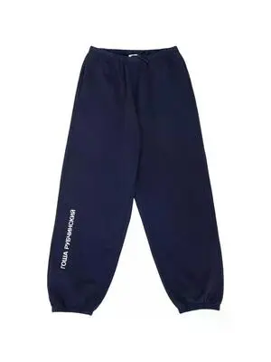 Gosha Rubchinskiy Logo Print Track Pants - Blue