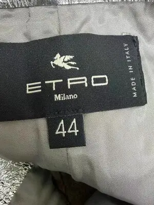 Etro Metallic Tailored Trousers