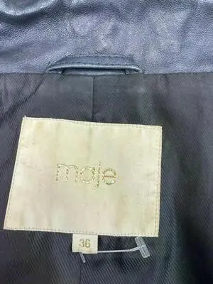 Maje Two-tone Leather Jacket