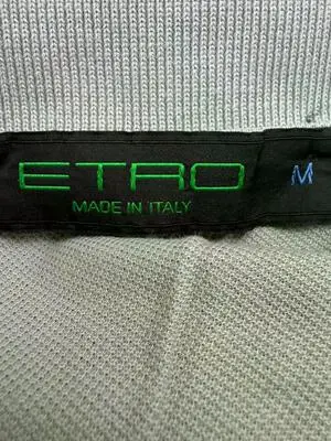 Etro Short-sleeve Polo Shirt - Grey