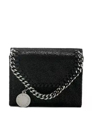 Stella McCartney Falabella Chain-trim Wallet - Black