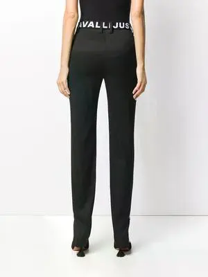 Just Cavalli Straight Leg Logo Trousers