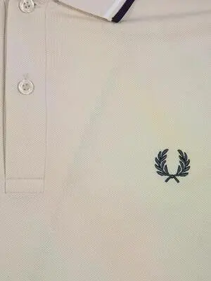 Fred Perry Twin-tipped Pique Polo Shirt - Neutrals