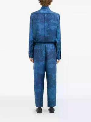 PIERRE-LOUIS MASCIA Toile De Jouy Print Drawstring Trousers