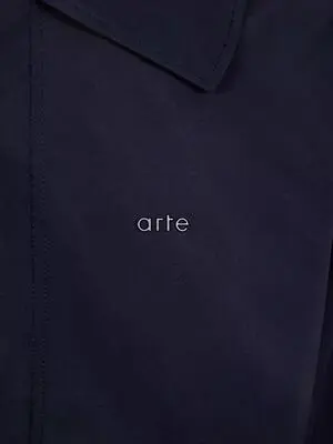 ARTE ANTWERP Logo Embroidered Zip-up Jacket