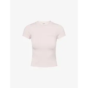 ADANOLA Knitted Crewneck T-shirt - Pink