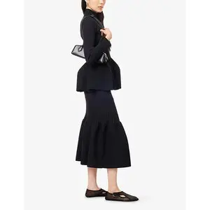 CFCL Fluted Mermaid Knitted Midi Skirt