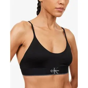 Calvin Klein Graphic Monogram Microfibre Stretch Bralette