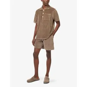 Oas Cotton-blend Velour Shorts