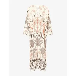 Second Summer Sahara Woven Kaftan - Multi