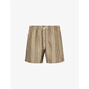 Oas Regalia Logo-tab Swim Shorts