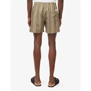 Oas Regalia Logo-tab Swim Shorts