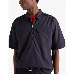 Prada Short-sleeve Cotton Shirt