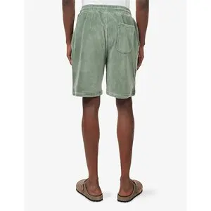 Oas Nicola Slip-pocket Cotton-blend Shorts - Green