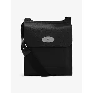 Mulberry Small Grained Leather Cross-body Bag - Black-silver