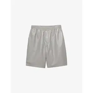 Prada Leather Bermuda Shorts