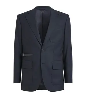 Brioni Stretch-cashmere Blazer - Blue