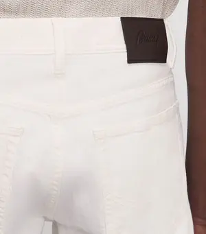 Brioni Stretch-denim Straight Jeans
