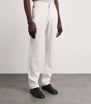 Brioni Stretch-denim Straight Jeans