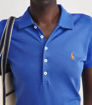 Polo Ralph Lauren Cotton Slim Fit Polo Shirt - Blue