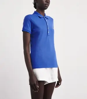 Polo Ralph Lauren Cotton Slim Fit Polo Shirt - Blue